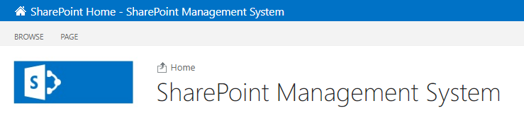 SharePoint 2013 – How to Add a Home Button and Current Site Title to ...